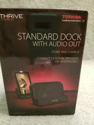 Toshiba Thrive 7" Tablet Standard Dock - Audio Out - NIB FREE SHIPPING ...