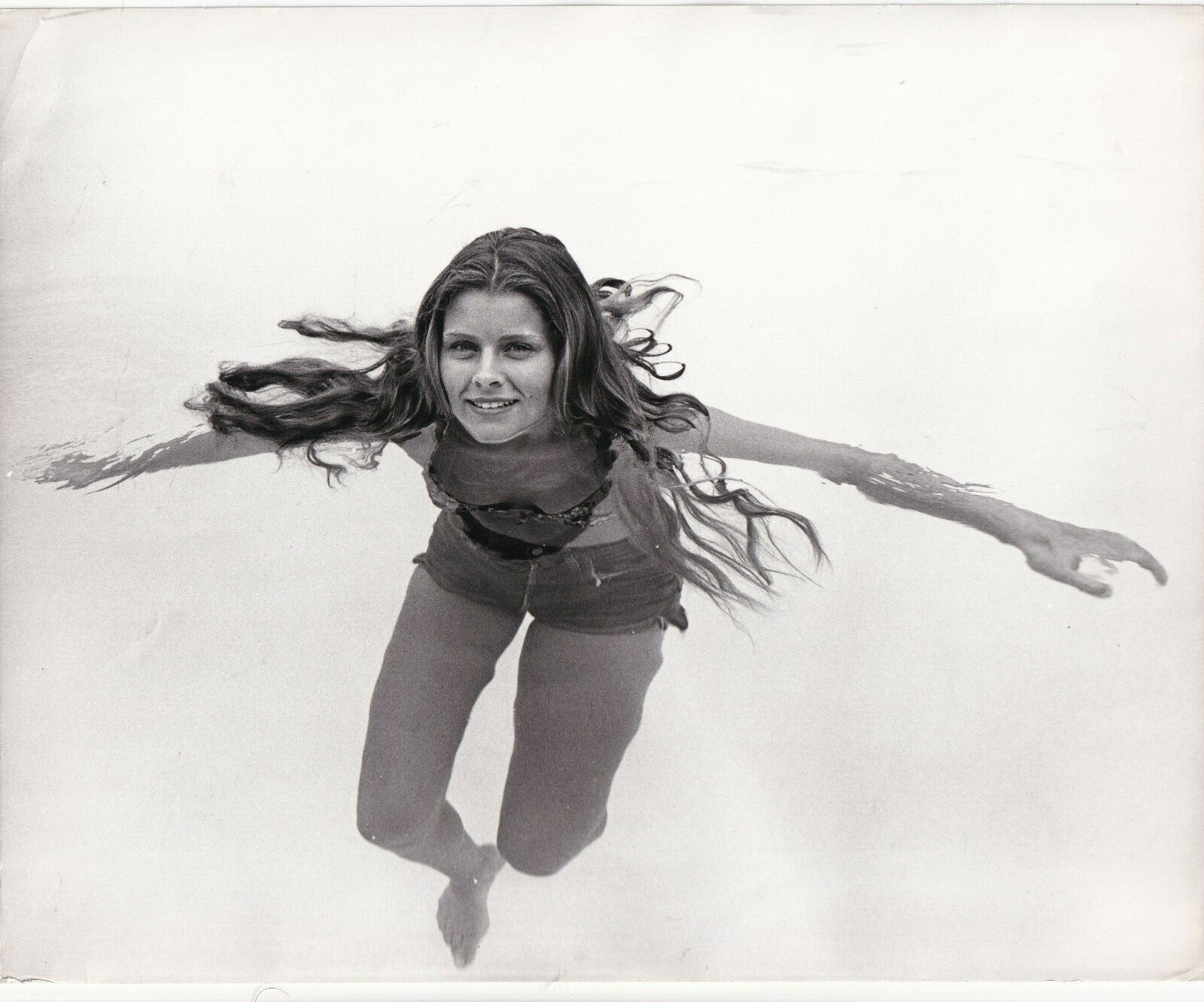 TARYN POWER STYLISH POSE STUNNING SWIMSUIT PORTRAIT 1975 ORIGINAL PHOTO ...