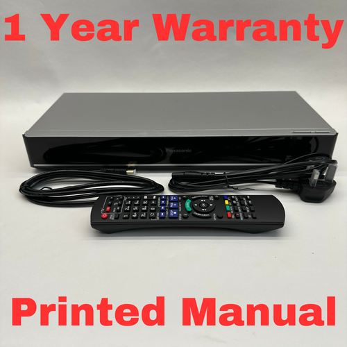 Panasonic DMR-PWT655 1TB Recorder Blu-Ray DVD Freeview HD 4K Upscale ...