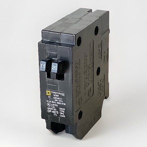 Square D HOMT1520CP HOMT1520 Single-Pole Tandem Circuit Breaker 15-20A ...