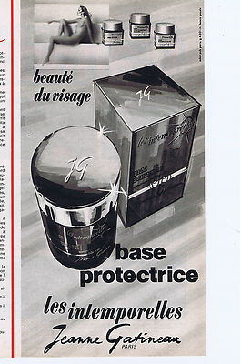 PUBLICITE ADVERTISING 094 1975 JEANNE GATINEAU base protectrice pour le ...