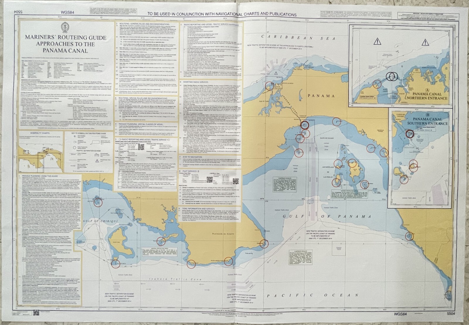 Admiralty 5504 MARINERS ROUTEING GUIDE APROACHES TO THE PANAMA CANAL ...