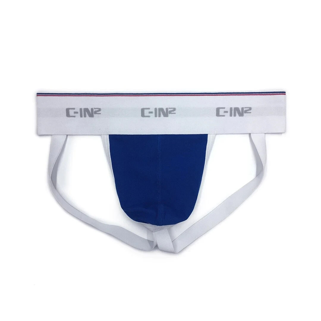 C-IN2 Mens Throwback Street Jock Strap - Size Large - Neo Blue - Style ...