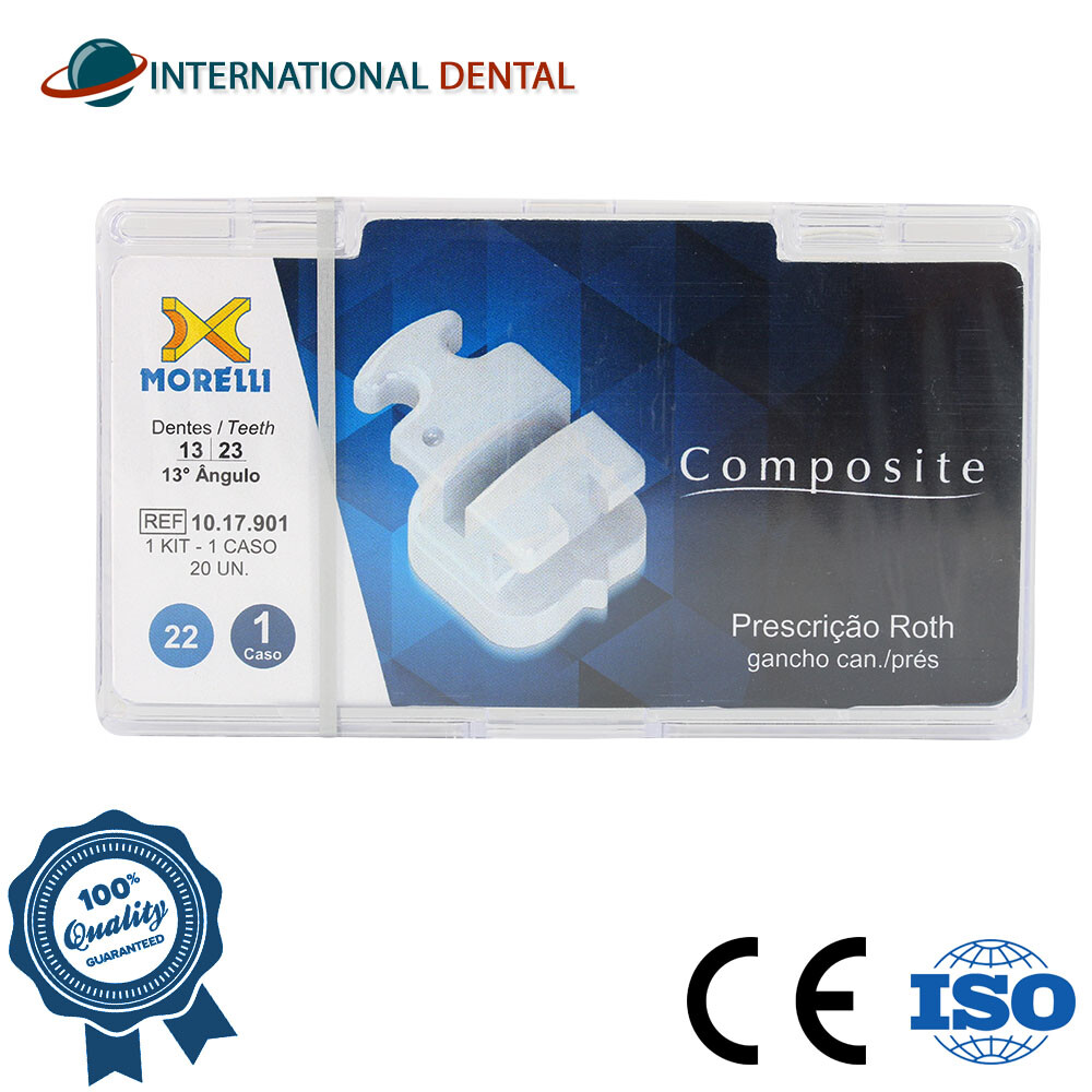Orthodontic Dental Morelli Composite White Aesthetics Brackets Kit Roth ...