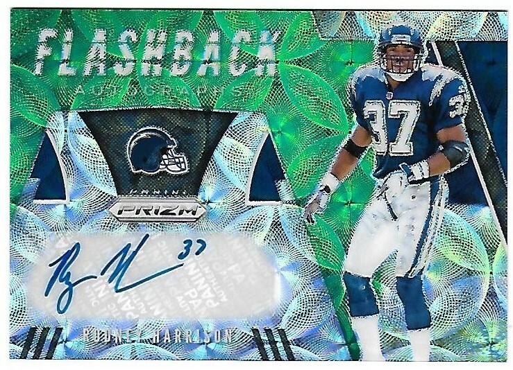 RODNEY HARRISON 2019 PANINI PRIZM AUTO AUTOGRAPH PRIZMS CARD #26/35! | eBay