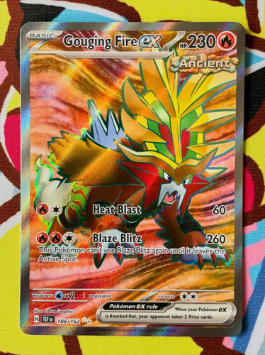 GOUGING FIRE EX 188/162 TEMPORAL FORCES POKEMON 3 | eBay