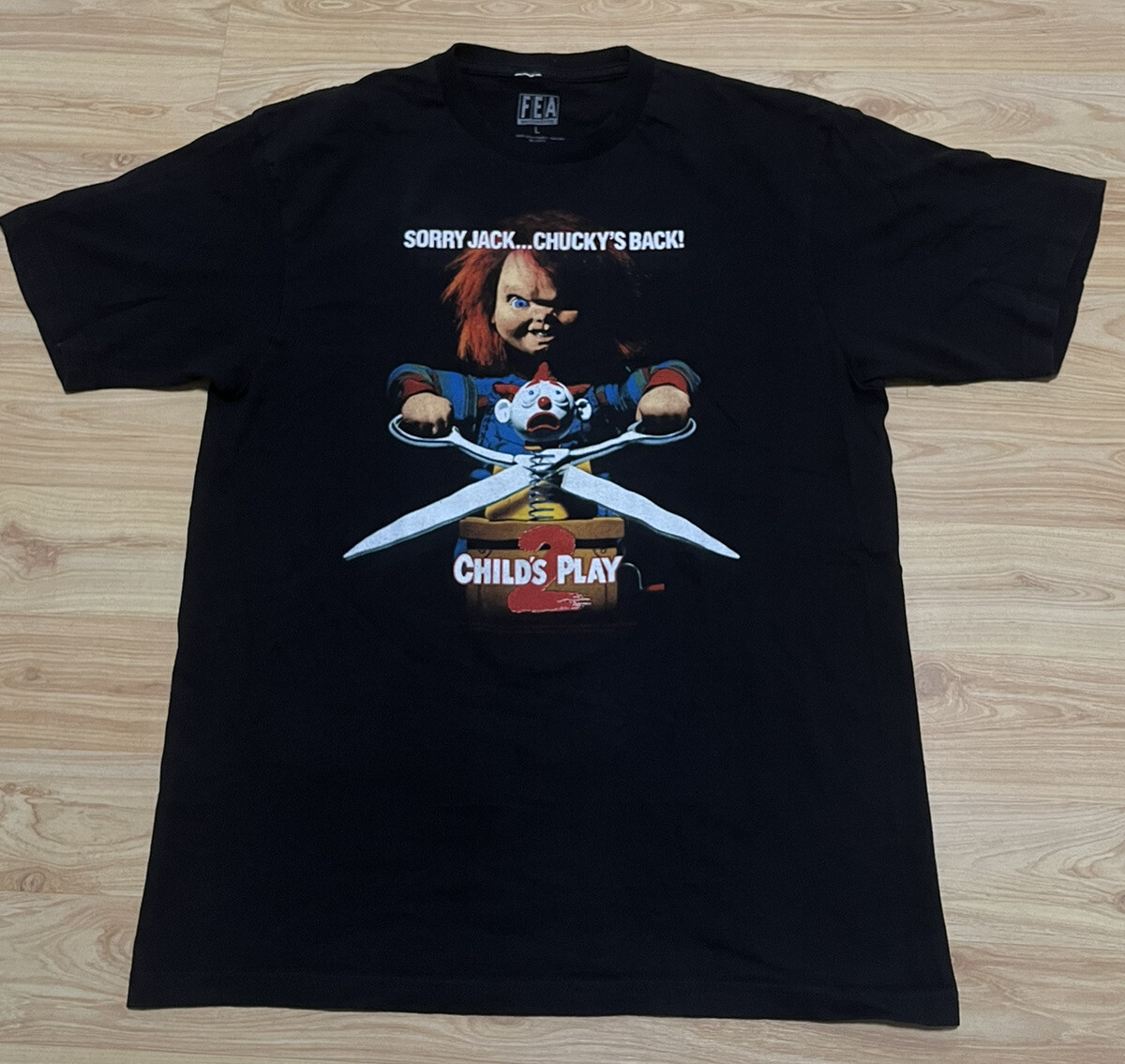 FEA MERCH CHILDS PLAY CHUCKY SORRY JACK, CHUCKYS BACK… - Gem