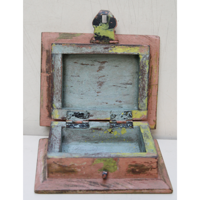 Old vintage style handmade wooden box for gift Premium wooden gift box ...