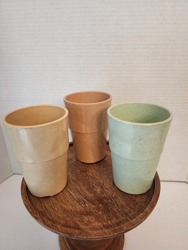 3 Vintage 61"68" U.S. Military Melamine Melmac Cups Tumblers Mess Hall ...