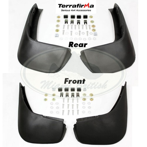 LAND ROVER MUDFLAPS COMPLETE SET MUD FLAPS RANGE 13-UP VPLGP0109 ...