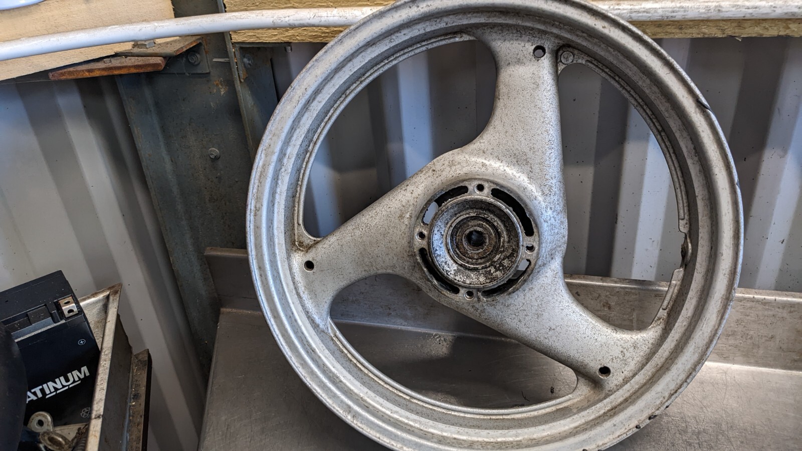 SUZUKI GSX400 REAR WHEEL GS500 GS500E 17 x 3.50 BJG REAR WHEEL GSX600 ...