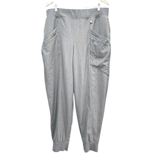 Climate Right Cuddl Duds Jogger Scrub Pants Women’s Heather Gray Size ...