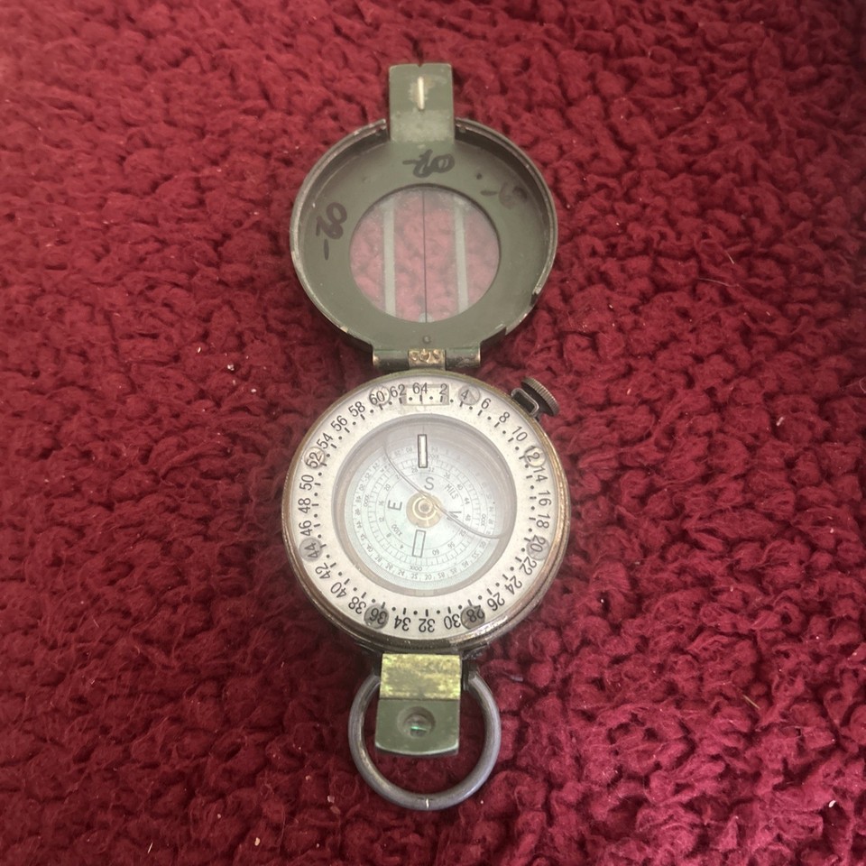 (3) British Army Military STANLEY LONDON Prismatic Marching Compass | eBay UK