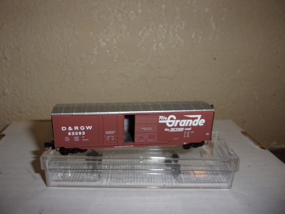 N SCALE MICRO-TRAINS 076-00-080 DRGW/63293 50' STANDARD COMBO DR BOXCAR ...