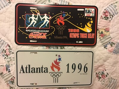 Atlanta, Georgia 1996 Olympics and Torch Relay License Plates | eBay