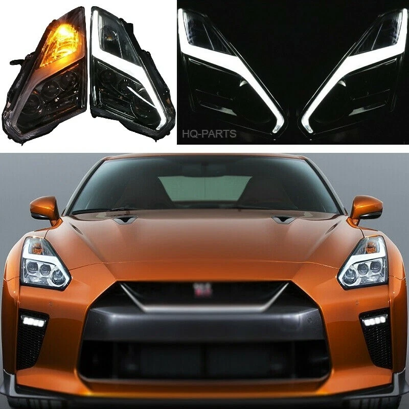 Led Headlights For Nissan Gt R