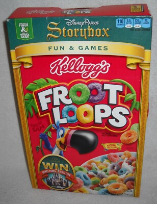 #10397 Kellogg's 2015 Froot Loops Cereal BOX ONLY | eBay