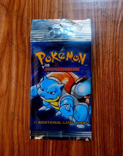Pokemon TCG Base Set 1999 Empty Wrapper Pack "Blastoise Cover" # 2 | eBay