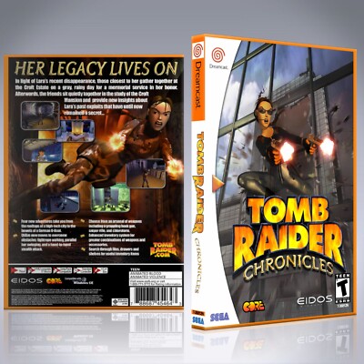 Dreamcast Custom Case - NO GAME - Tomb Raider Chronicles | eBay
