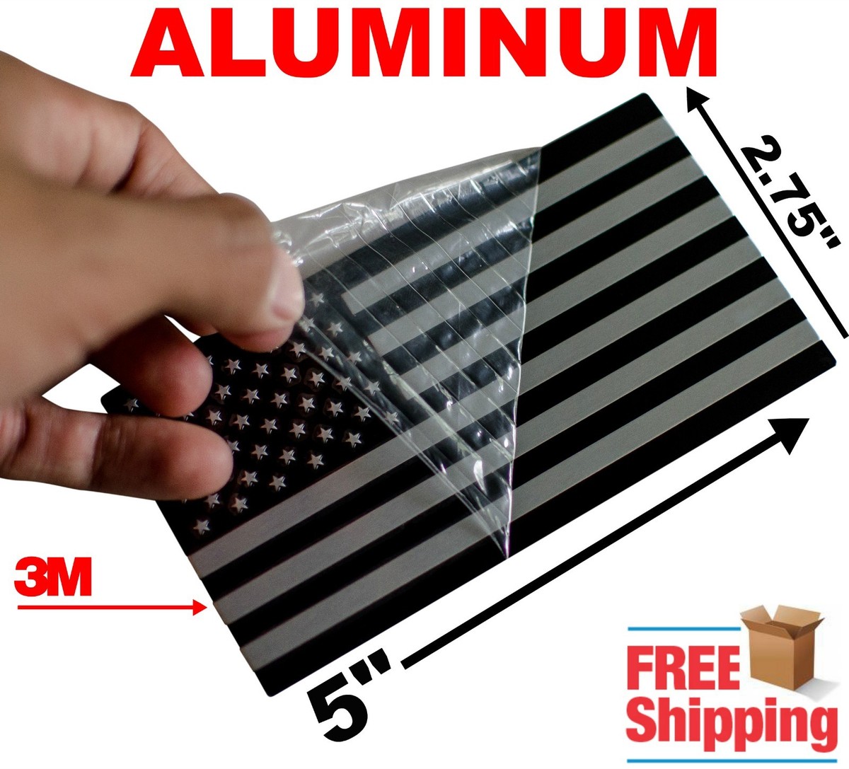 Large American Flag Sticker