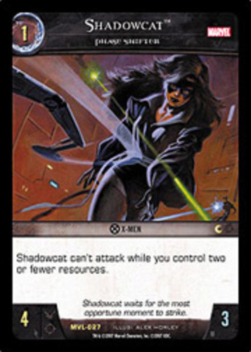 VS System: Shadowcat, Phase Shifter [Played] Marvel Legends TCG CCG ...