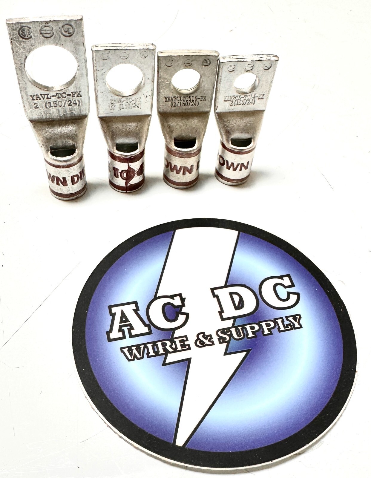 BURNDY HYLUG SERIES 2 AWG COMPRESSION LUGS YOU CHOOSE. | eBay