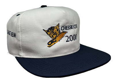 Vintage Chessie CSX 2000 Hat Cap Lake View Mountain View Train ...