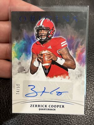 2022 Origins Rookie Blue /99 Zerrick Cooper #OA-ZCO Rookie RC Auto | eBay
