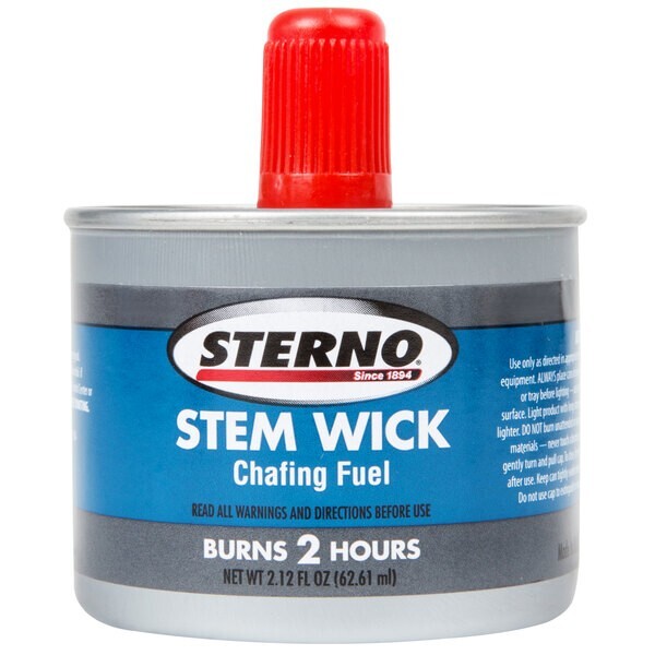 CASE - 24 Pcs Sterno Stem Wick 2 Hour Chafing Fuel / Survival ...