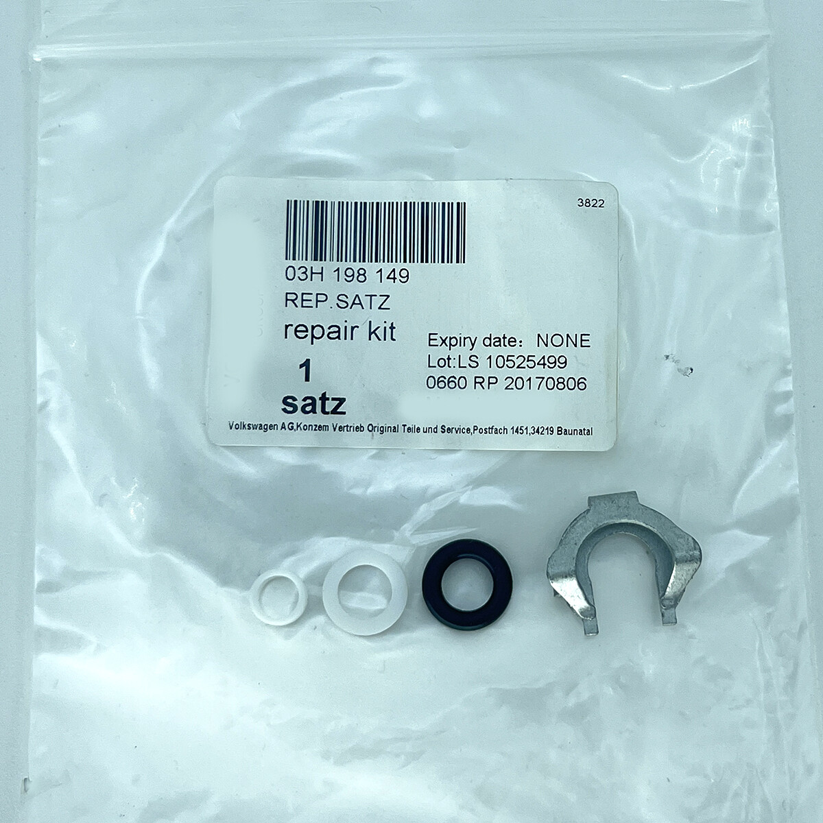 1x Fuel Injector Repair Kit O-Ring Seal For AUDI Q7 VW Passat CC ...