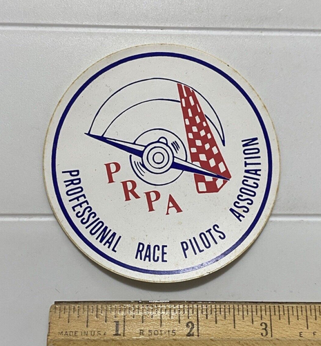 PRPA Professional Race Pilots Association Air Racing Round Sticker ...