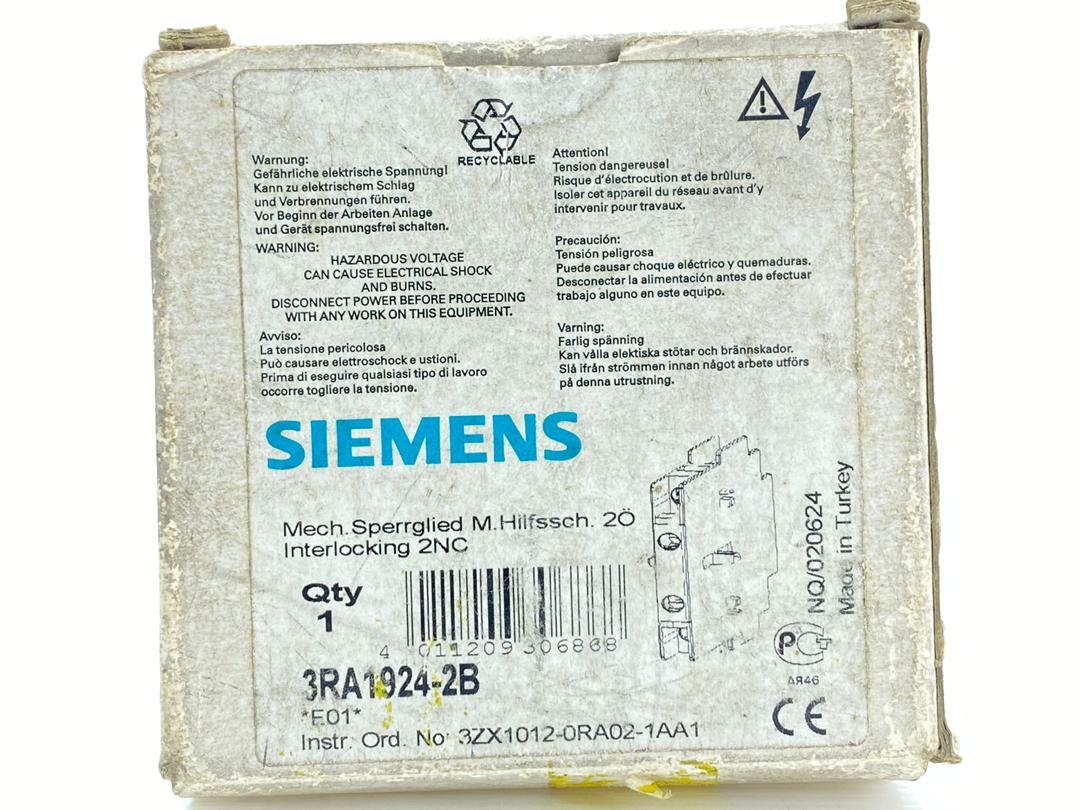 Siemens 3RA1924-2B Mechanical Interlocking | eBay