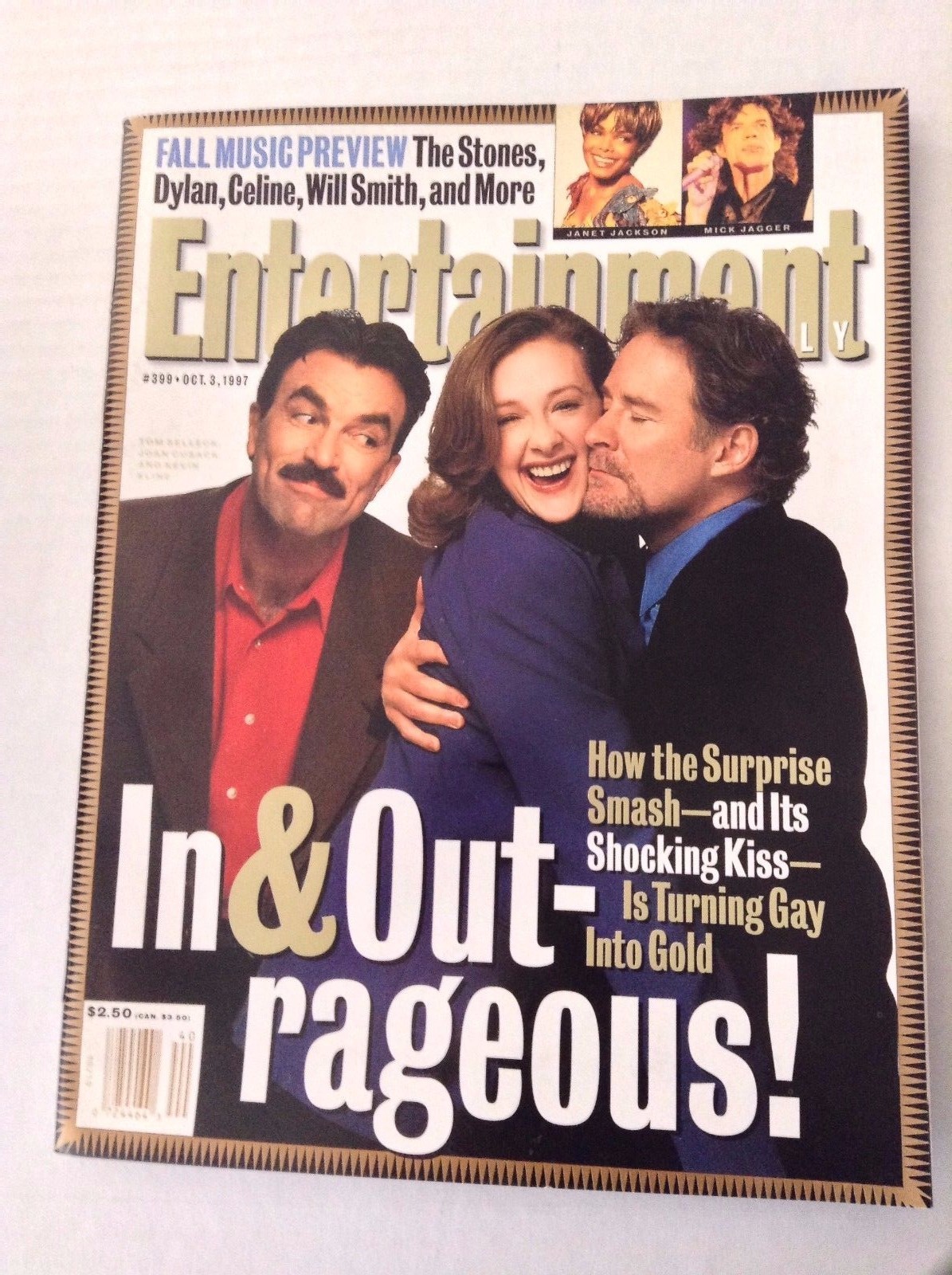 Entertainment Weekly Magazine Tom Selleck Kevin Kline October 3 1997 ...