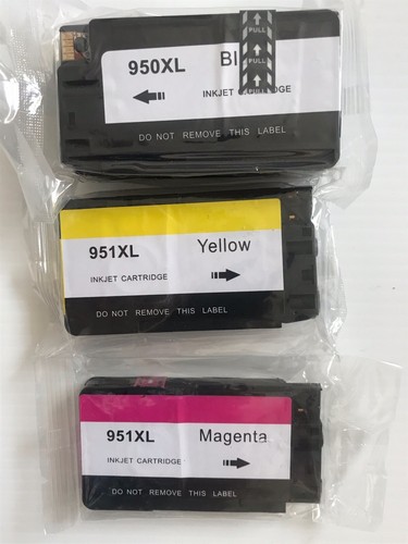 950/951xl Inkjet Cartridge”s Black Yellow Magenta | eBay