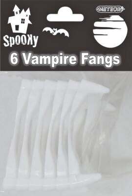 Plastic Halloween Vampire Fangs (Pk 6) | eBay Australia