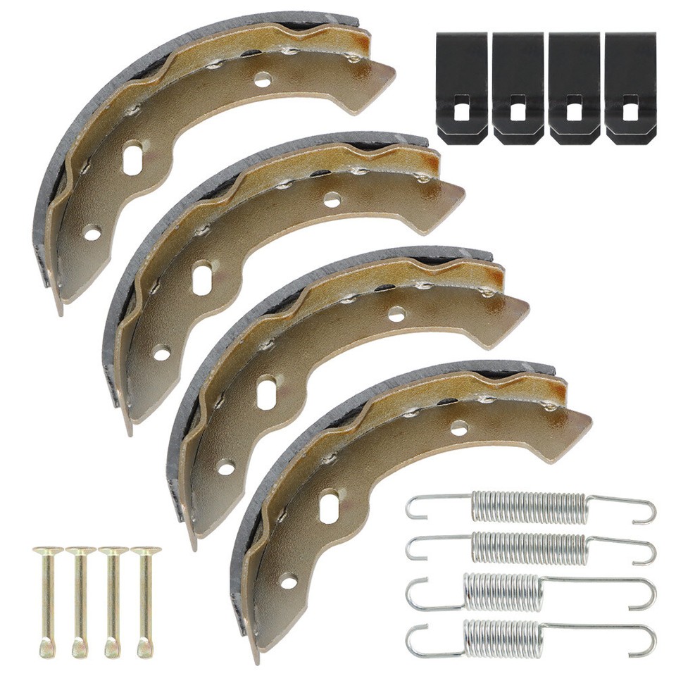 For Yamaha G1 G2 G3 G5 G8 Golf Cart Brake Shoes & Spring Kit J55-W2536-00