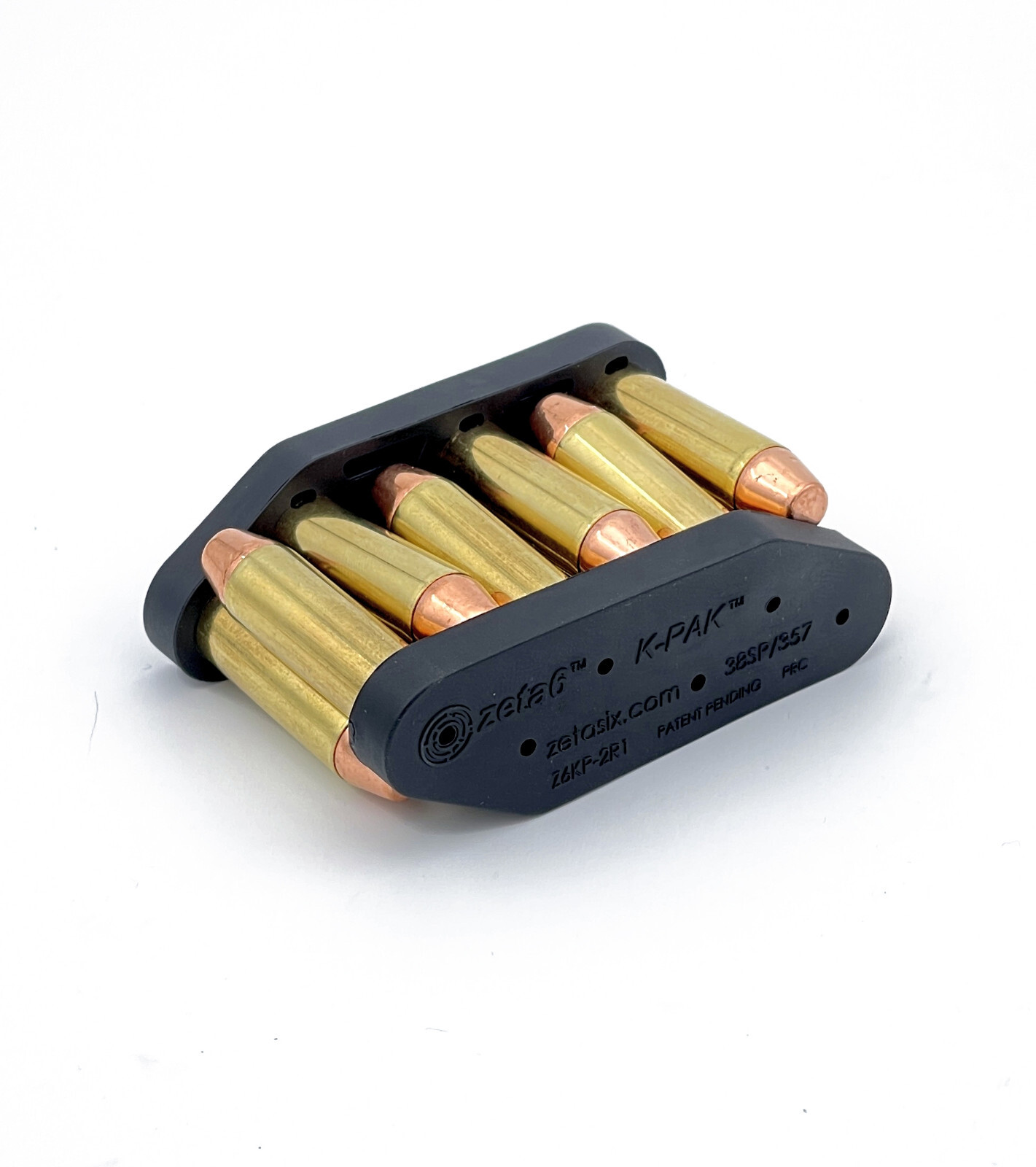 Zeta6 K-PAK Speedloader for 6-Shot 38SP/357 K-frame Size Revolvers (2 ...