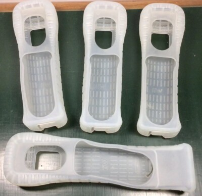 Lot Of 4 Authentic Nintendo Wii Silicone Rubber Wiimote Controller ...
