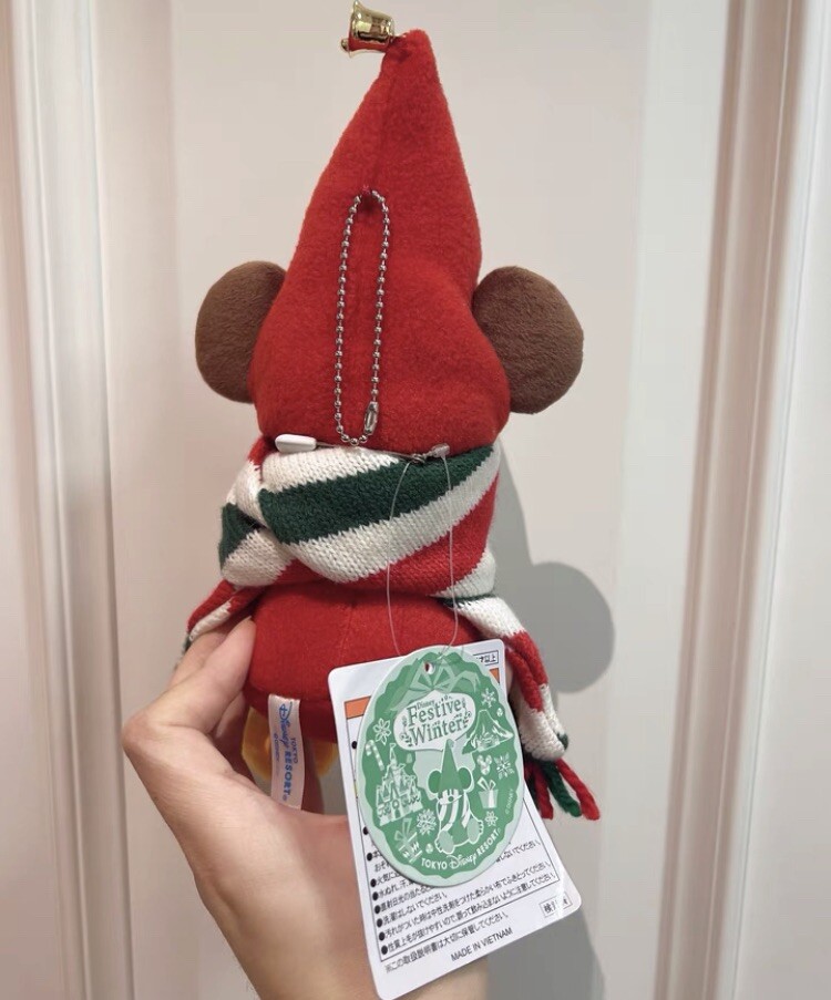 NEW Japan Tokyo Disney Resort Christmas Li'l Ring Ring Mickey Plush Toy ...