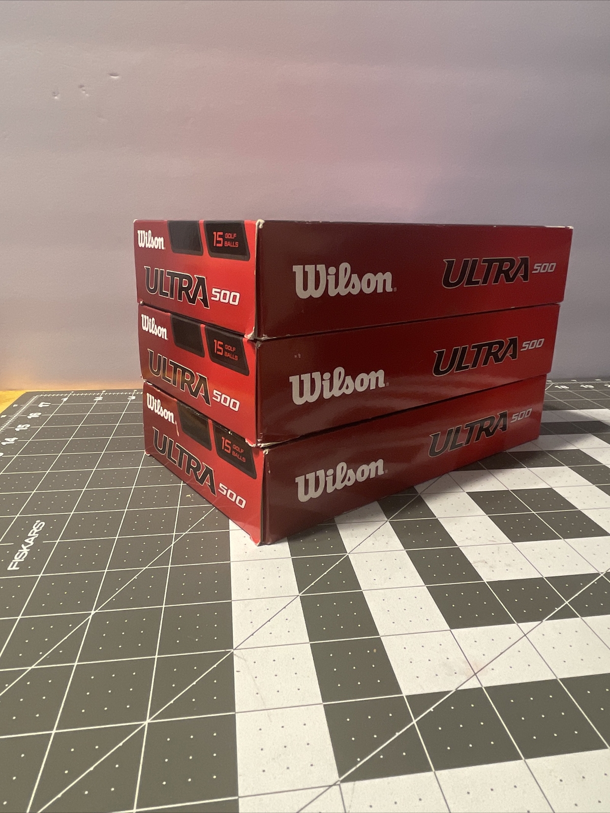 NEW Wilson Ultra 500 Straight Golf Balls 3 Boxes Of 15 Balls (45 Balls ...