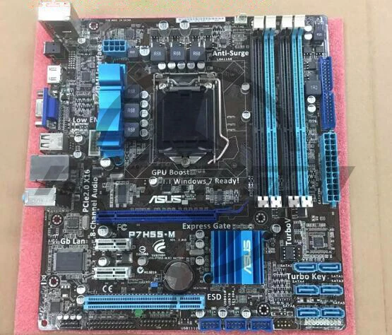 Motherboard Asus P7h55-m Lga1156 CPU I5-750