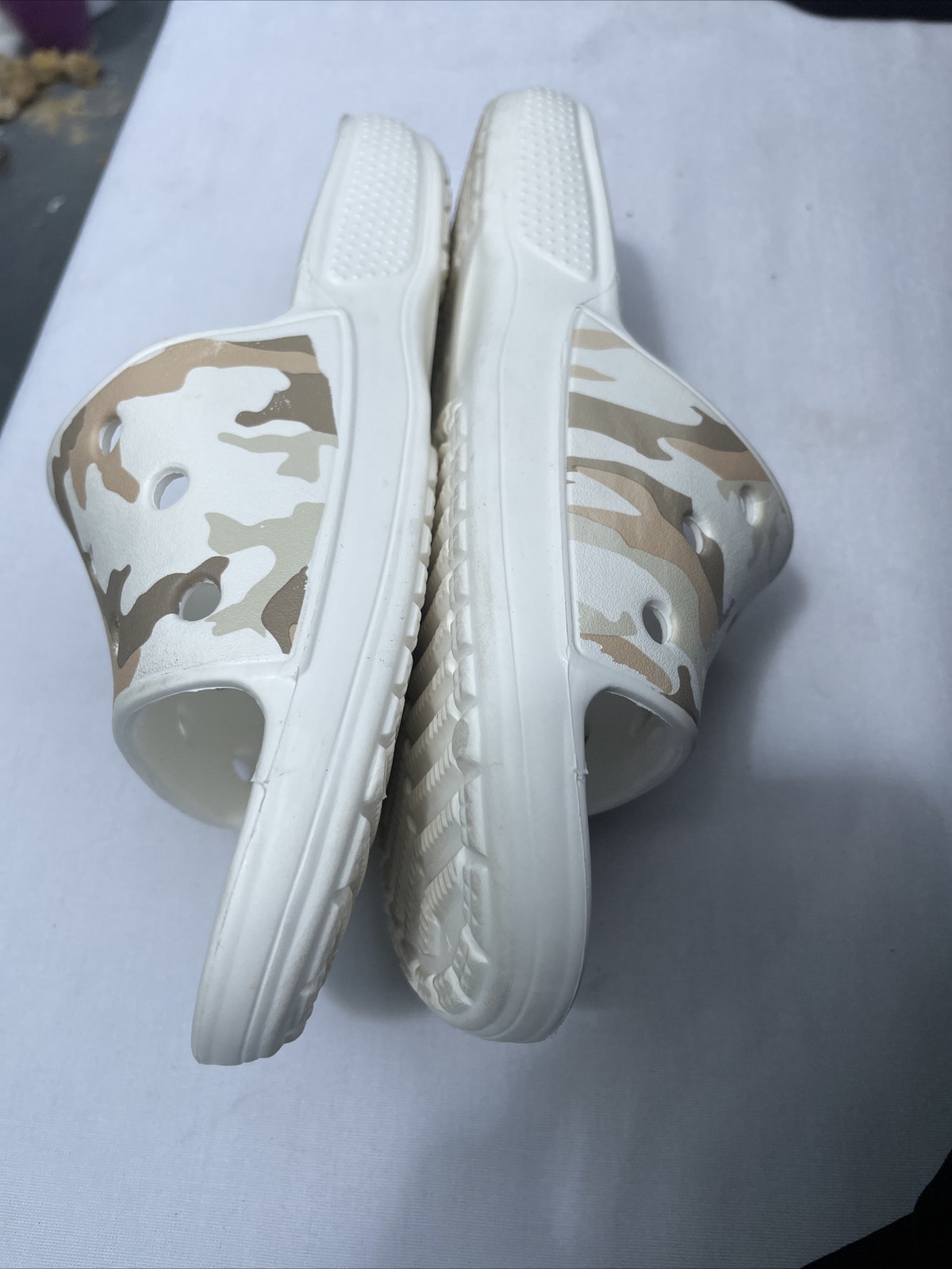 CROCS Classic CAMO Slide w/ JIbbitz (Unisex Size Men… - Gem