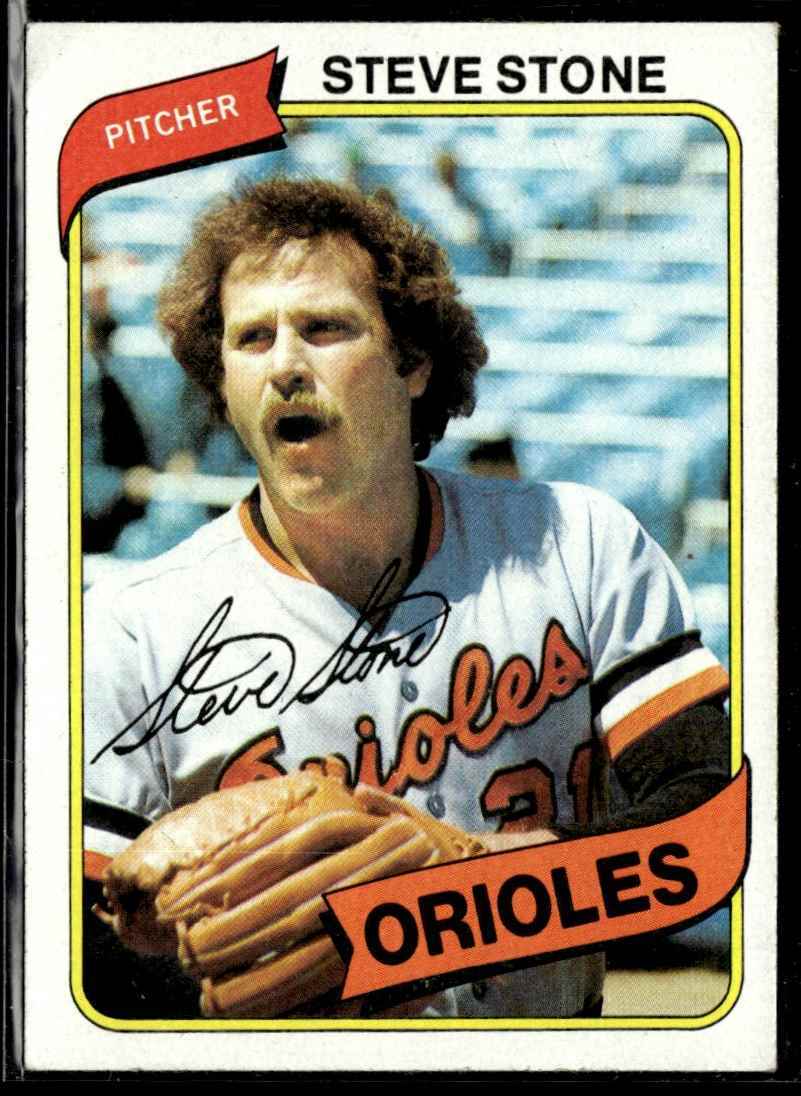 1980 Topps Steve Stone Baltimore Orioles #688 | eBay