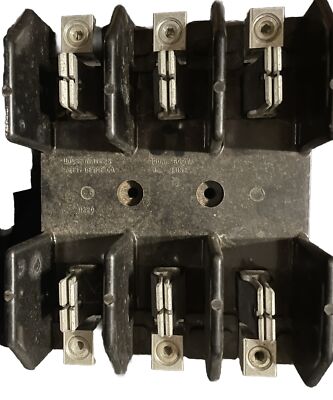 Bussmann Series J60100-3CR Class J Fuse Block Manufacturer: Eaton ...
