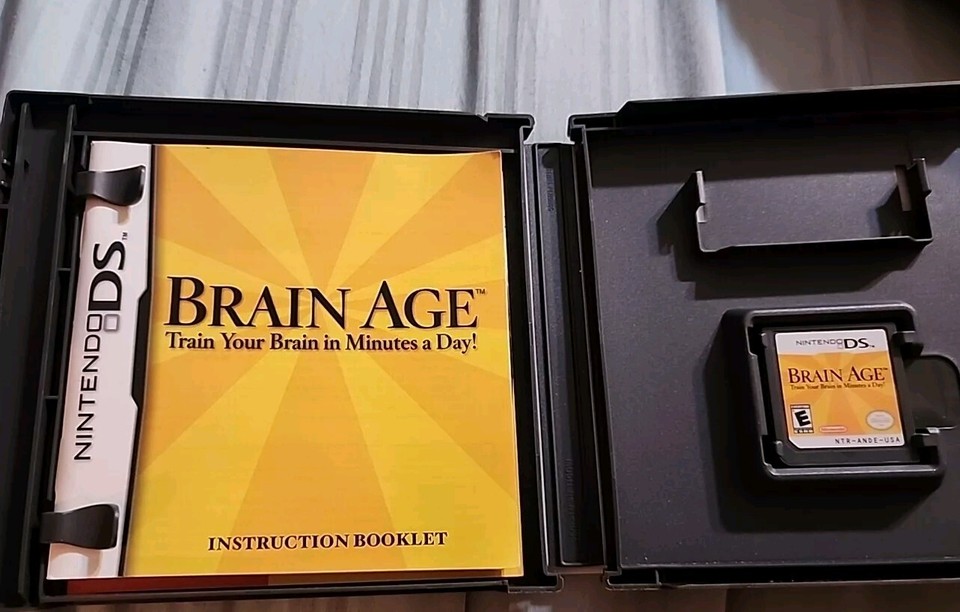 Nintendo DS Brain Age Train Your Brain In Minutes A Day Manual Included ...