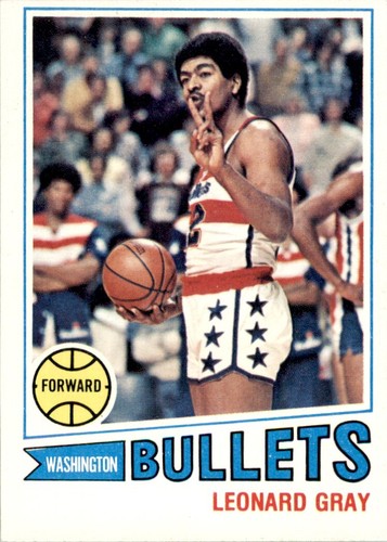 1977-78 Topps Basketball Leonard Gray (C) Washington Bullets #7 | eBay