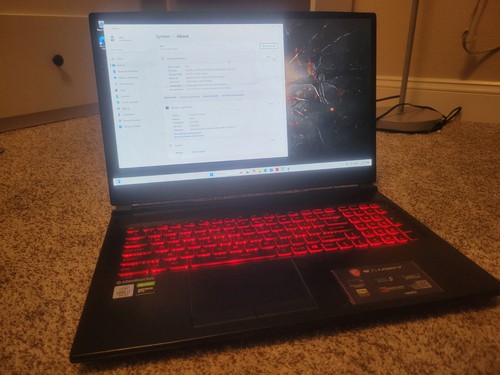 MSI GL75 Leopard 17 144Hz FHD 2.6GHz i7-10750H 16GB 256GB SSD/1TB HDD ...