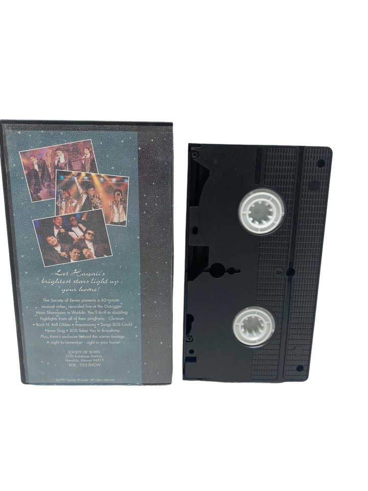 Society of Seven Showtime VHS Autographed Recorded at the Outrigger ...