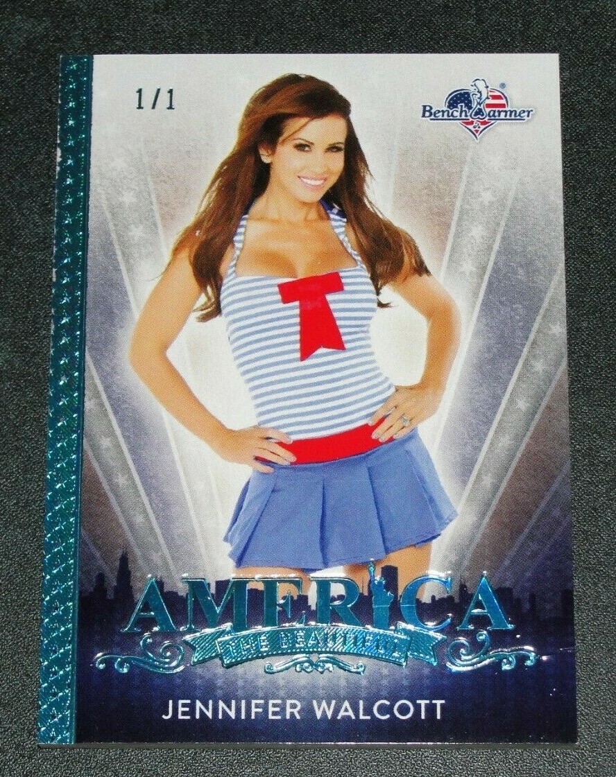 2017 Benchwarmer JENNIFER WALCOTT America the Beautiful #3 Ice Blue #1/ ...