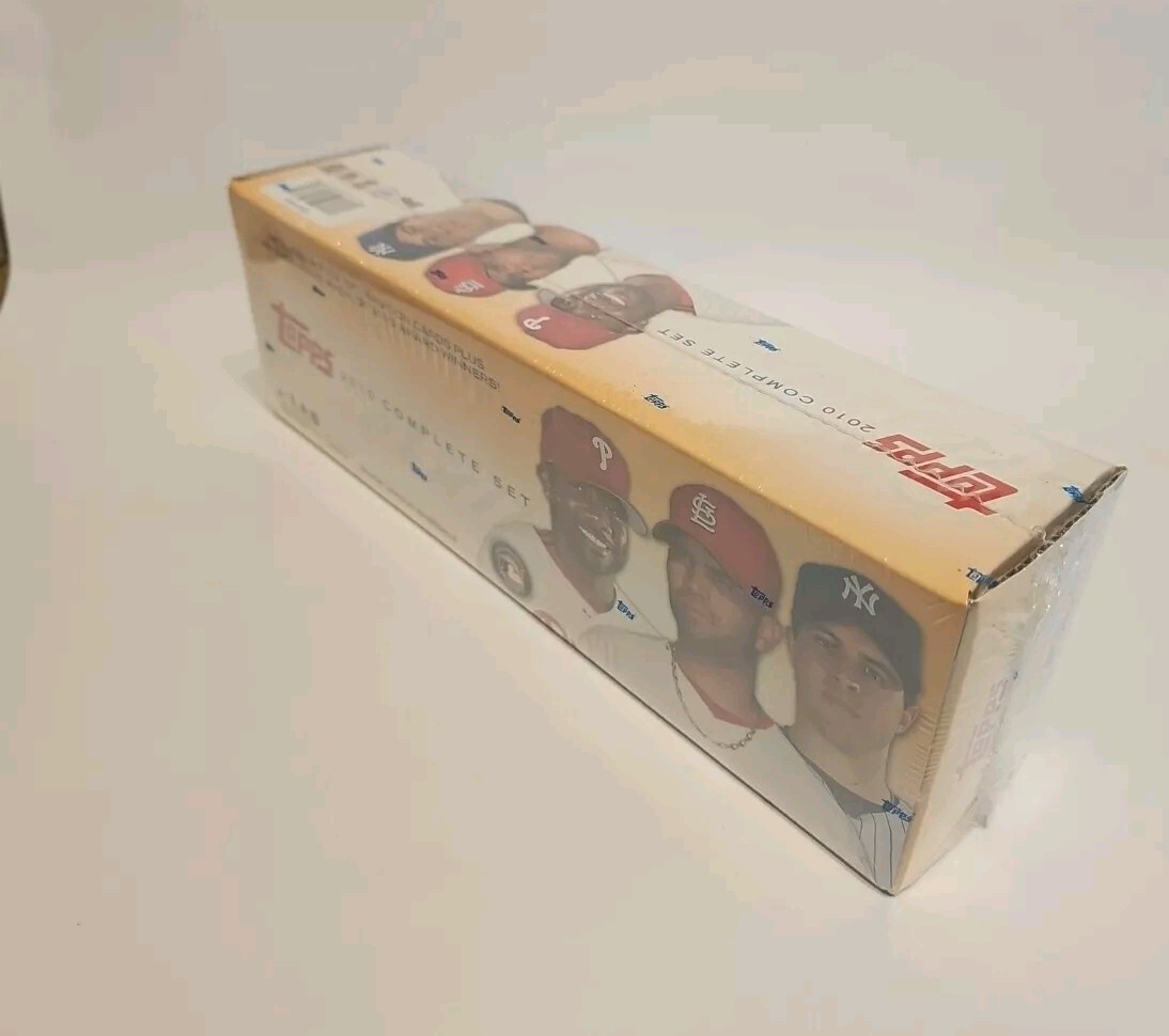 2010 TOPPS COMPLETE SET BASEBALL - FACTORY SEALED 661 CARDS+5 CARD PACK ...